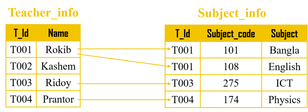 Database Relation and it's type - HSC